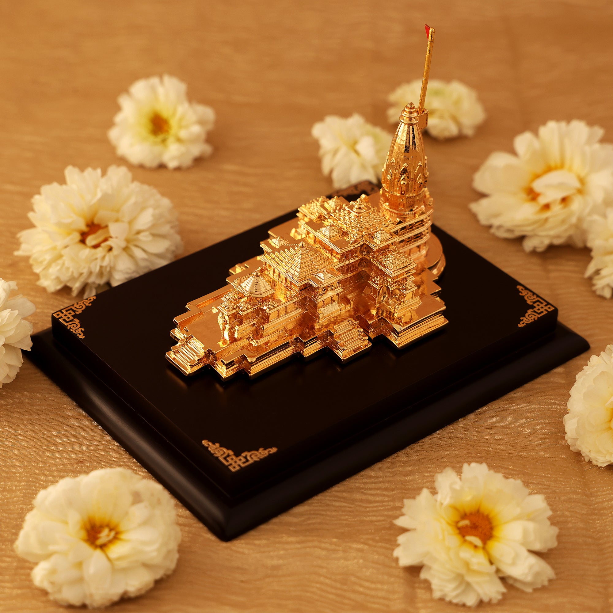 Shri Ram Mandir 3D Model 24K Gold Plated 3D Model Janmabhoomi Temple R ...