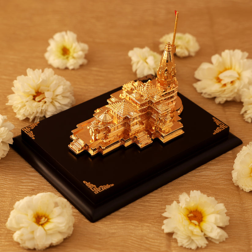 Shri Ram Mandir 3D Model 24K Gold Plated 3D Model Janmabhoomi Temple R ...