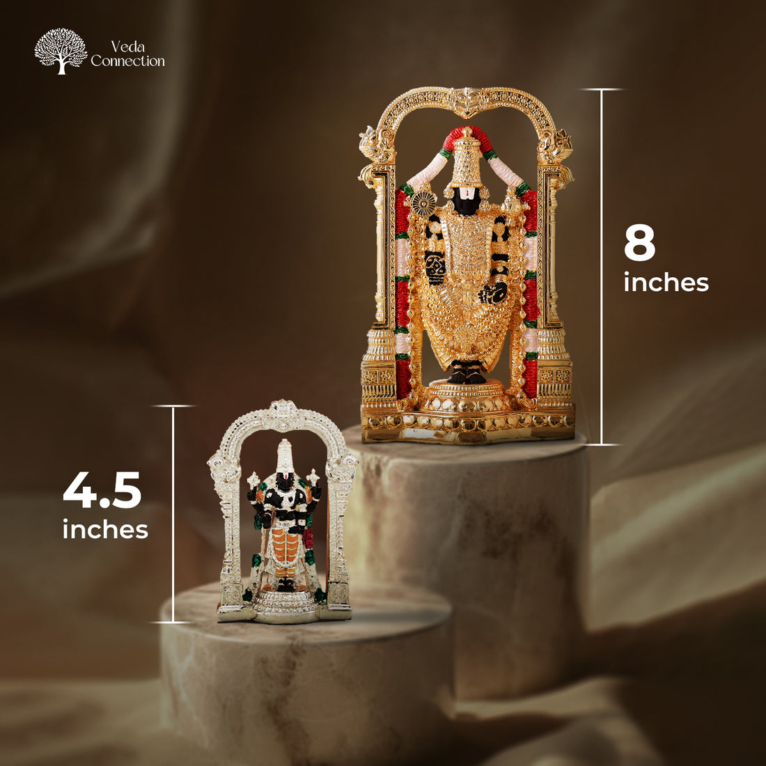 Lord Venkateshwara Tirupati Balaji Idols for Home – Veda Connection