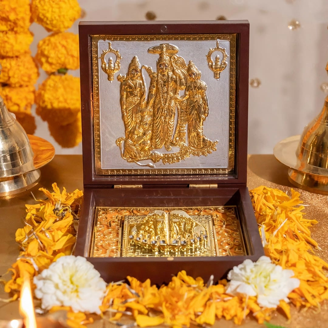 Ram Darbar Pocket Temple 24 Karat Gold Coated – Veda Connection