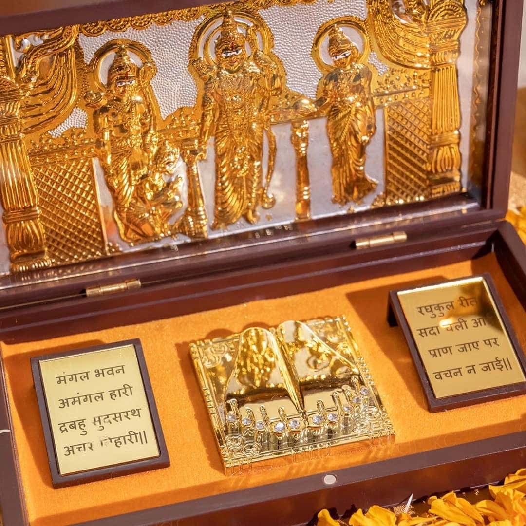 Ram Darbar Pocket Temple 24 Karat Gold Coated – Veda Connection