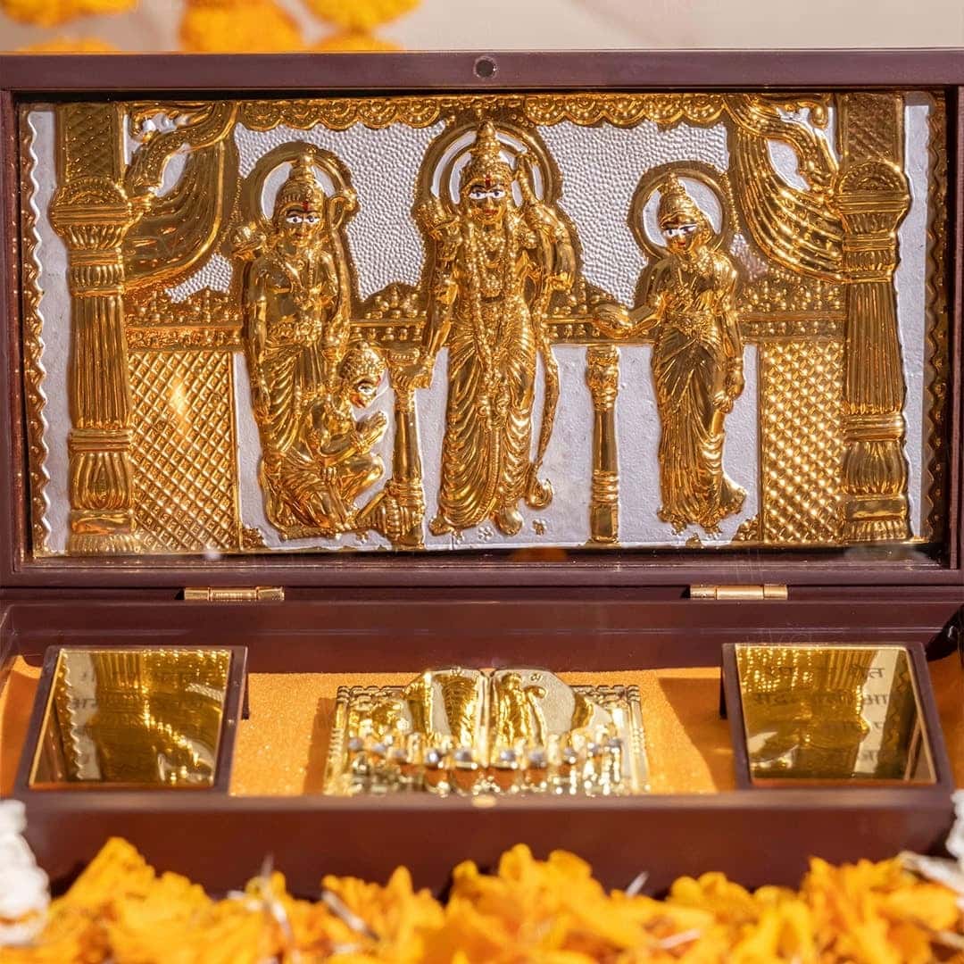 Ram Darbar Pocket Temple 24 Karat Gold Coated – Veda Connection