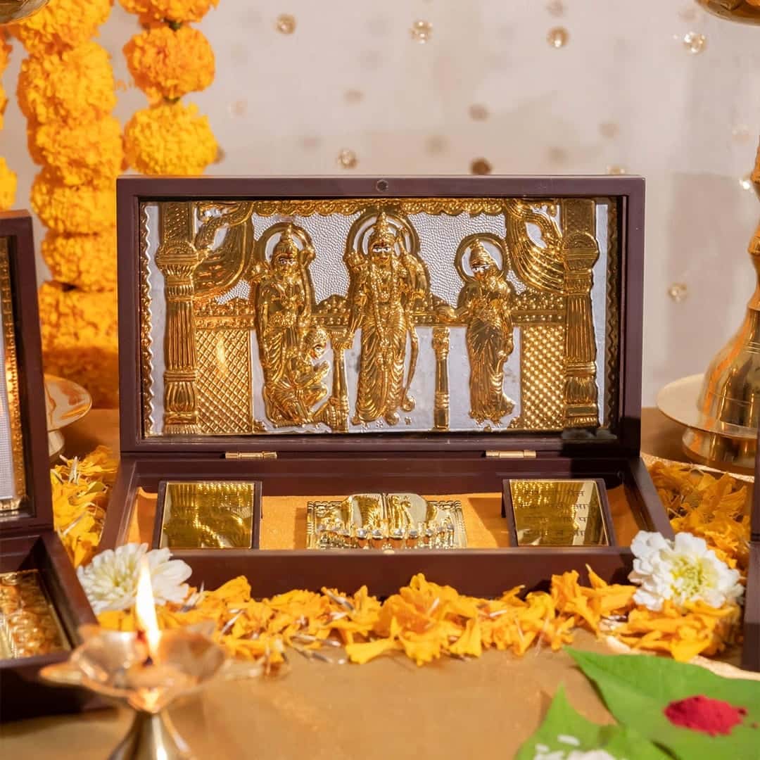Ram Darbar Pocket Temple 24 Karat Gold Coated – Veda Connection